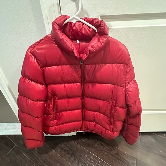 Moncler | Jackets & Coats | Moncler Red Puffer Jacket | Poshmark